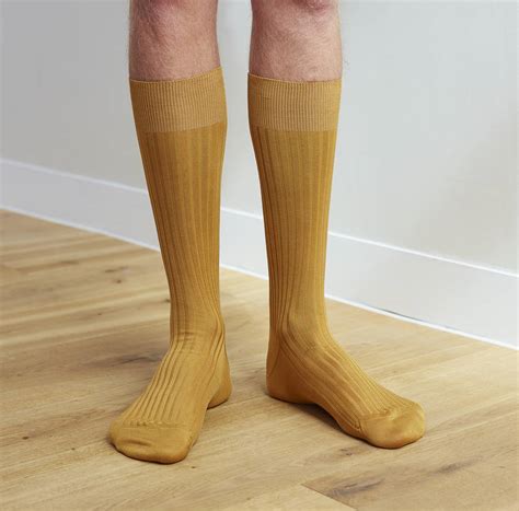 Mens Egyptian Cotton Luxury Ribbed Socks By Dancys