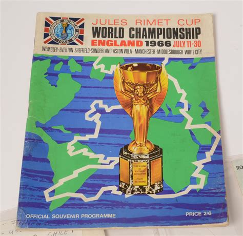 Lot 1243 A Collection Of World Cup 1966 Ticket Stubs
