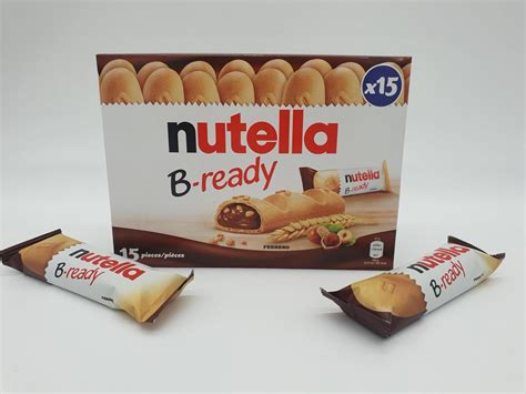 Nutella B Ready 15 Bars Wafer Filled With Hazelnut Spread With Cocoa