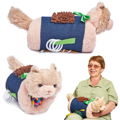 Fidget Muff Cat Blanket For Elderly With Dementia Sensory Fidget Toys