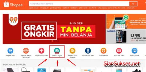 Cara Gratis Ongkir Shopee Terbaru Siap Sukses