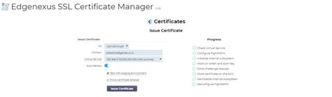 Issuing Certificates With Edgenexus Ssl Certificate Manager