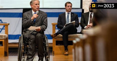 Gov Abbott Directs Texas Schools To Resources On Israel Hamas War