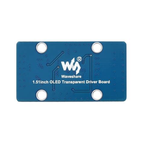 Waveshare Inch Transparent OLED Resolution SPI I C Interfaces Light Blue Color