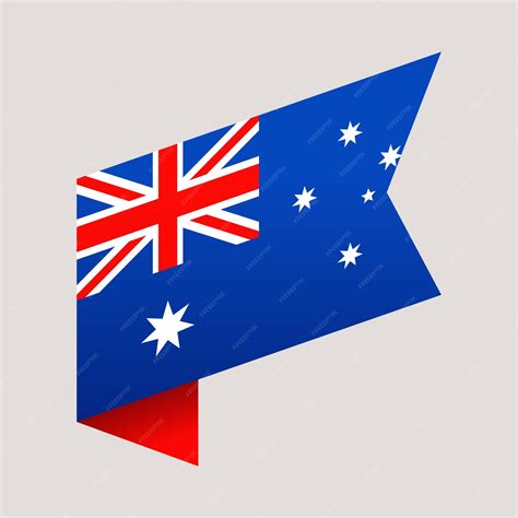 Premium Vector Australia Corner Flag Vector Illustration National