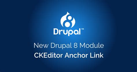 Ckeditor Anchor Link The Vardot Blog