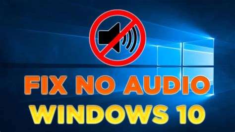 How To Fix No Audio In Windows 10 [after Kb5015878 Update]
