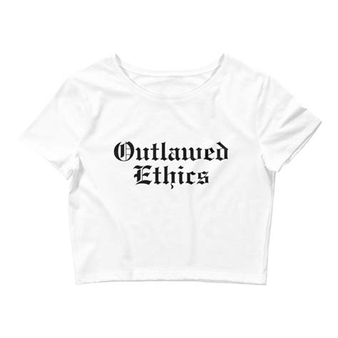 Outlawed Ethics Crop Tee