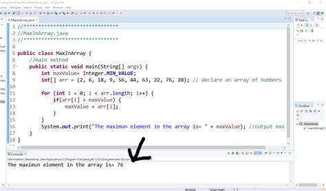 Write A Java Program To Find The Maximum Element In An Array