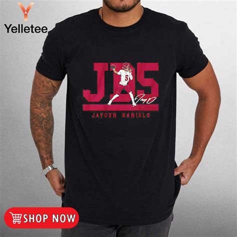 Jd5 Jayden Daniels Commanders Signature Shirt