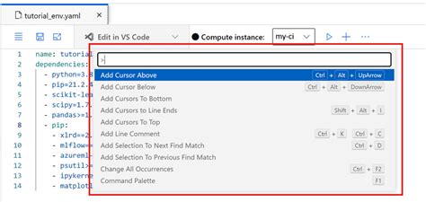 在工作區中建立和管理檔案 Azure Machine Learning Microsoft Learn