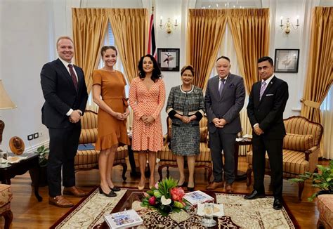 Ambassador Bonds Courtesy Call To Leader Of The Opposition Us Embassy In Trinidad And Tobago