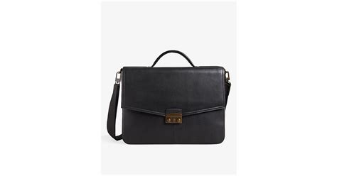 Ted Baker Kalson Leather Messenger Bag In Black For Men Lyst