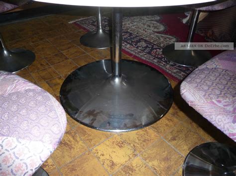 70er Jahre Sitzgruppe Tulpenfuß Alu Panton Eames Ära Tulip