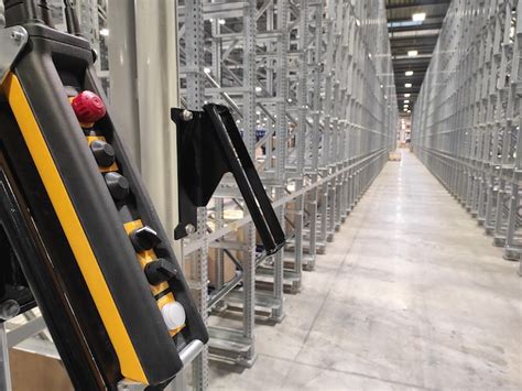 Premium Photo Automated Warehouse Logistics Reasonable Composition Of Racks