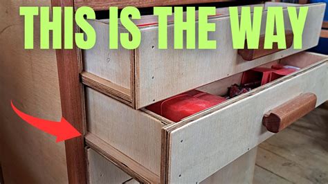 How To Make Easy Workshop Drawers No Runners No Fuss YouTube
