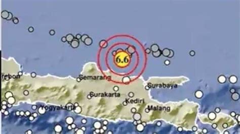Gempa Terkini Di Tuban Jawa Timur Jumat 14 April 2023 M 66 Sr