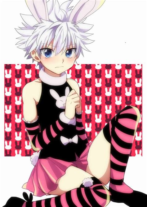 Killua Zoldyck Crossdress In 2025 Hunter Anime Cute Anime Guys