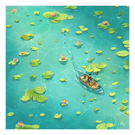 Artstation Day 27 Nymphaea Alba