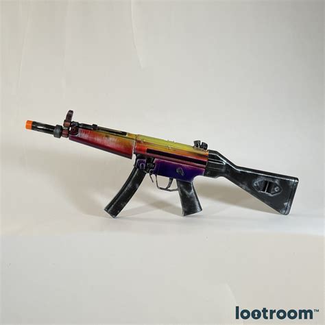 Rust Life Size Mp5 Tempered Skin 11 Gun Prop Professional Airbrushed