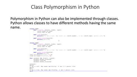 Python Polymorphismpptx