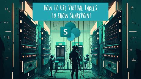 how to use virtual tables to show sharepoint and sql data in