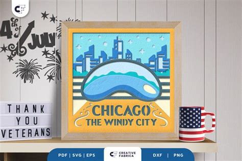 1 Chicago The Windy City Crafts Svg Designs And Graphics