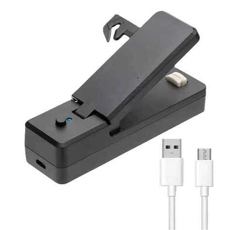 Badu Bg 2 в 1 Мини уплътнител за найлонови торбички Преносим акумулаторен ръчен топлинно