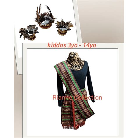 Igorot Ifugao Traditional Costume W Accessories For Buwan Ng Wika Shopee Philippines