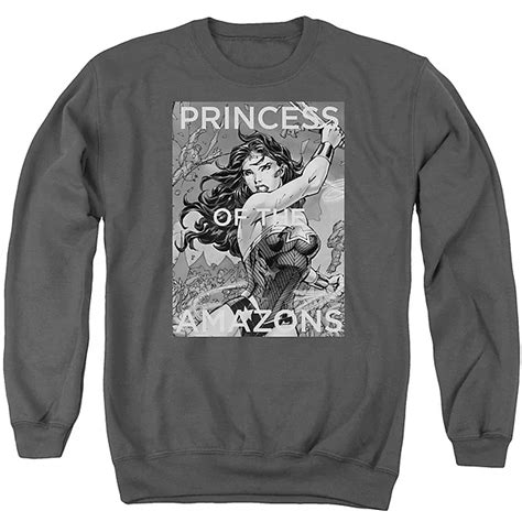 Justice League Of America Princess Of The Amazons Adult Crewneck Sweatshirt