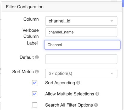 Id Name Label Option For Filterbox · Issue 13398 · Apachesuperset · Github