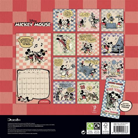 Disney Mickey Mouse Calendar 2027