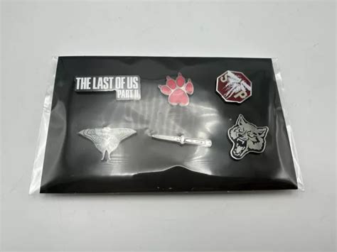 The Last Of Us Part 2 Enamel Pin Set From Collectors Edition Rare