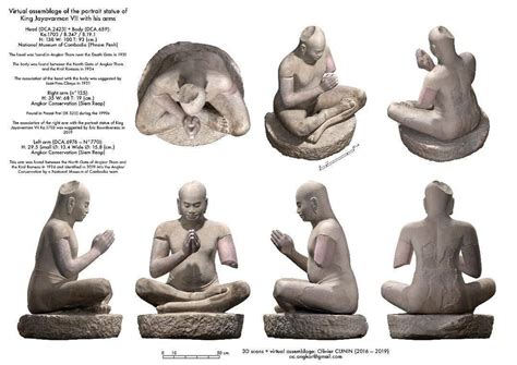 National Museum Of Cambodia Reassembles Jayavarman Vii Statue