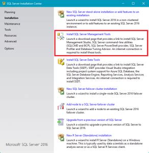 Where can I find SQL Server Management Studio for SQL Server 2016? - MyTechMantra.com