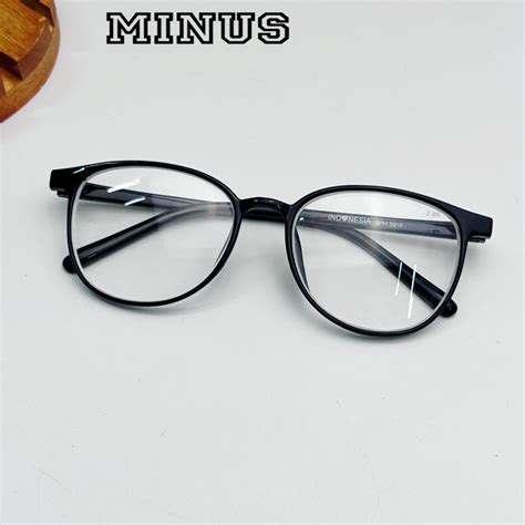 Kacamata Minus Rabun Jauh Kacamata Resep Unisex Wanita Pria Kacamata Korean Style Frame Oval