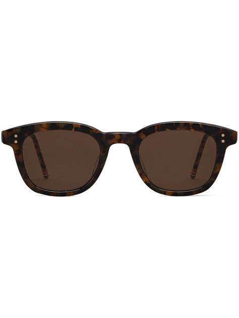 Thom Browne Tokyo Sunglasses In Brown Lyst