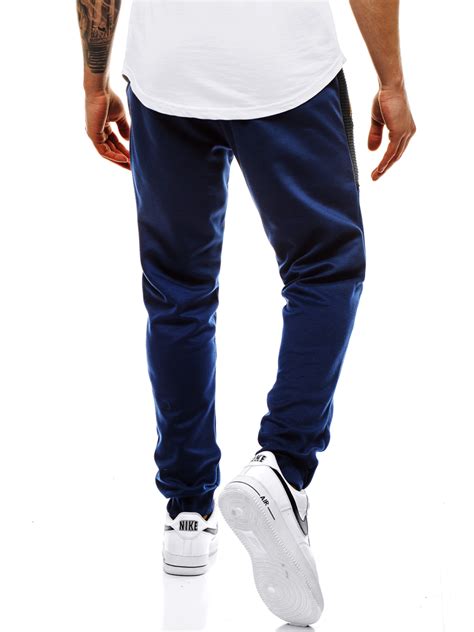 Pantalon De Survêtement Homme Bleu Foncé Ozonee Jsjz11020z Ozonee