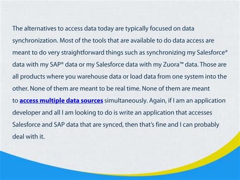 Alternatives To Data Synchronization Pdf