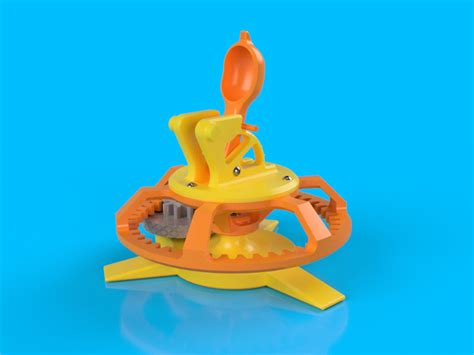 Spinning Base Catapult By Nick218 Download Free Stl Model
