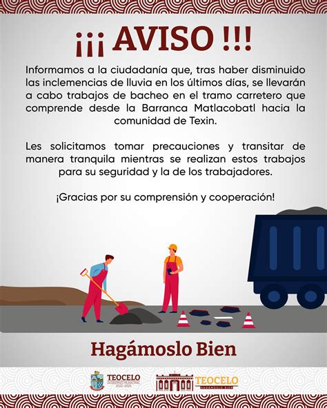 🚧 Aviso Importante 🚧 Gobierno Municipal De Teocelo