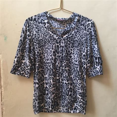 Jual Leopard Blouse Motif Macan Tutul Shopee Indonesia