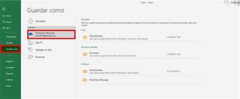 Trabaja En Excel Con La Nube Onedrive