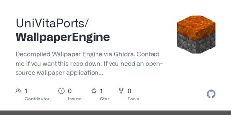 Github Univitaportswallpaperengine Decompiled Wallpaper Engine Via Ghidra Contact Me If You