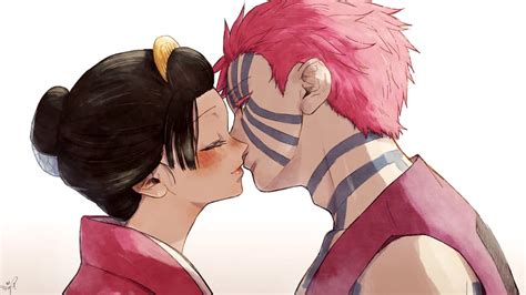 Akaza And Koyuki Kimetsu No Yaiba Drawn By Luuuukuu Danbooru