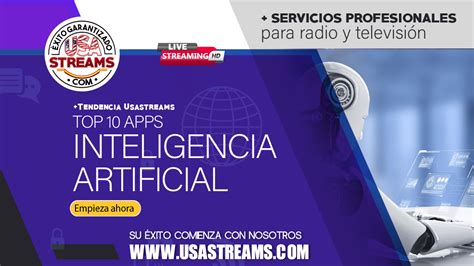 Top 10 Aplicaciones De Inteligencia Artificial Para Tu Empresa USAstreams