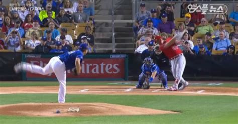 불안불안하던 류현진 La 에인절스 상대 Mlb 시범경기서 6이닝 6k 1실점 호투