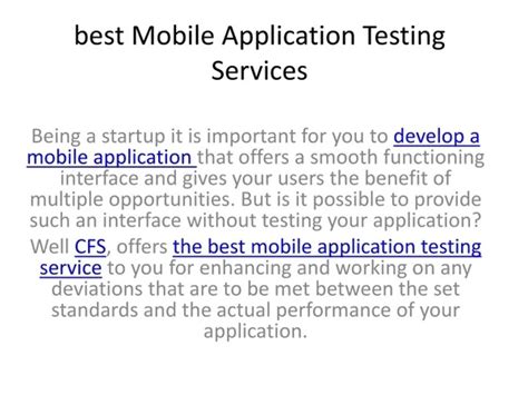 Ppt Mobile Application Testing Powerpoint Presentation Free Download Id12185451