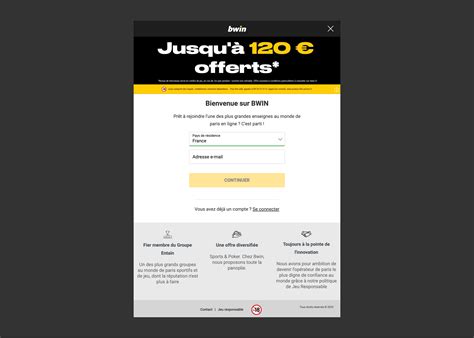Code promo Bwin jusqu à 100 de bonus promotion Avril 2025