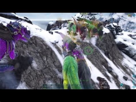Ark Official Pvp Ps Giga Fight Youtube